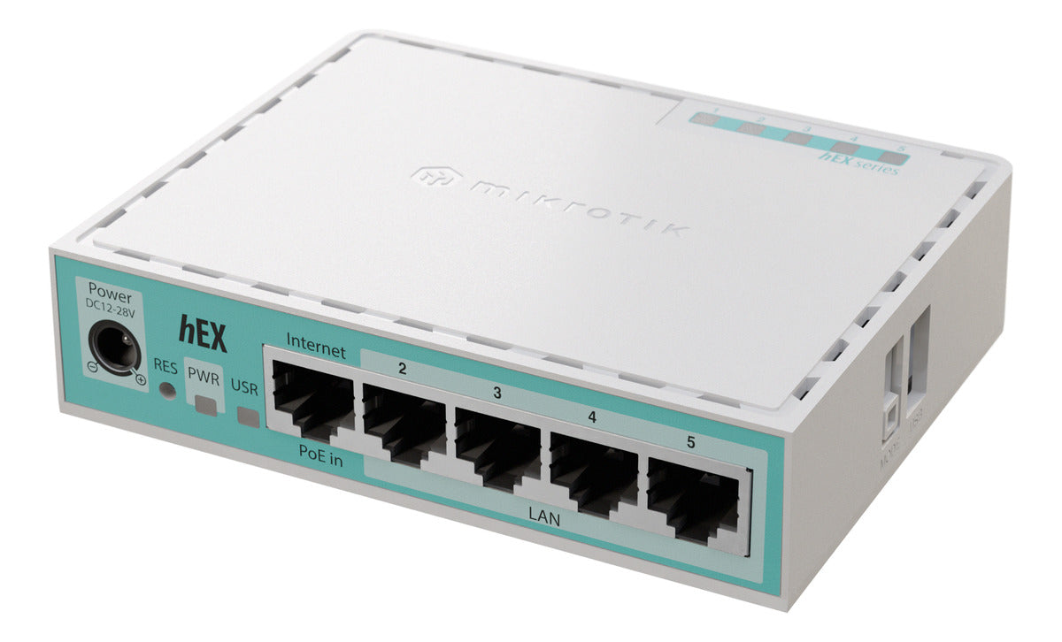 E50ug, Ruteador Mikrotik Hex Refresh, Ethgb, Usb, Ln4